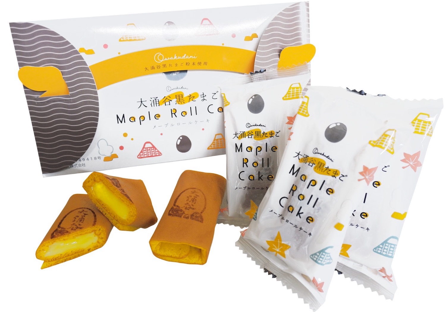 Owakudani Black Eggs (Kuro-tamago) Maple Roll Cake〔大涌谷黑蛋枫糖蛋糕卷〕